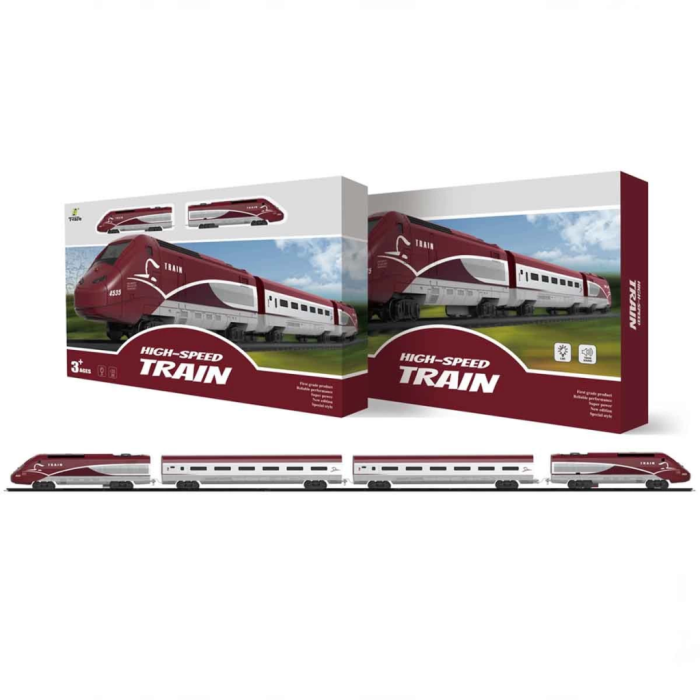 Başel High-Speed Railway Red Train Set Oyuncak Arabalar ve Uçaklar ...
