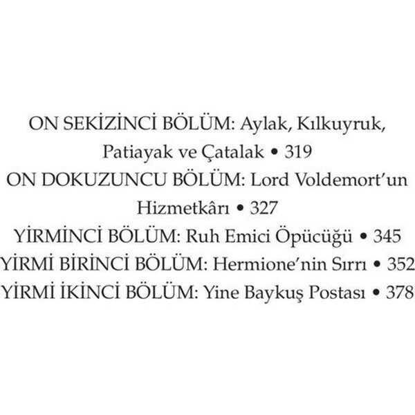 Harry Potter ve Azkaban Tutsağı - 3 - J. K. Rowling Fantastik Kitap 25