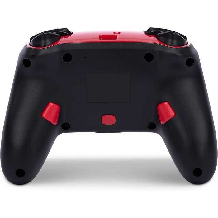 PowerA Enhanced Wireless Game Controller Red Here We Go Mario Oyun ...